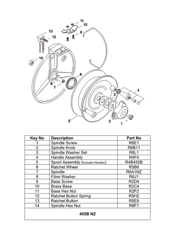 455b Nz Schematic – Alvey Parts