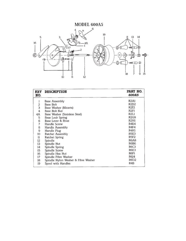 600a5 Schematic – Alvey Parts